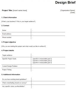 How to Write Project and Creative Briefs (Helpful Templates)