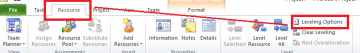 How to Level Resources in MS Project