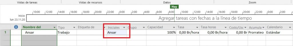 Tutorial MS Project: asignar recursos en Project