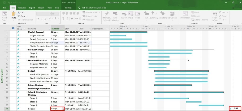 How to Make a Gantt Chart in Microsoft Project