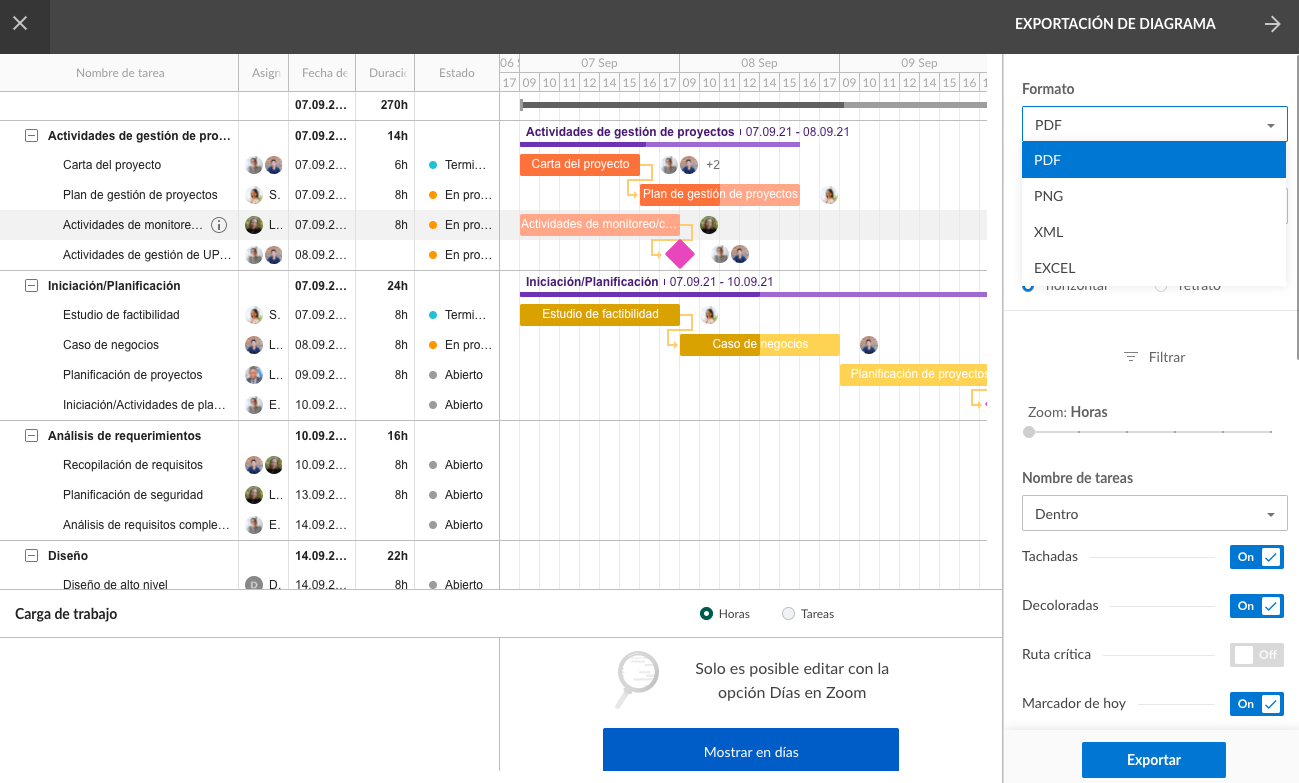 Cómo abrir y visualizar online archivo MPP sin MS Project