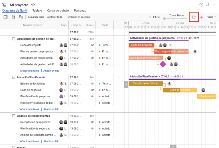 Cómo abrir y visualizar online archivo MPP sin MS Project