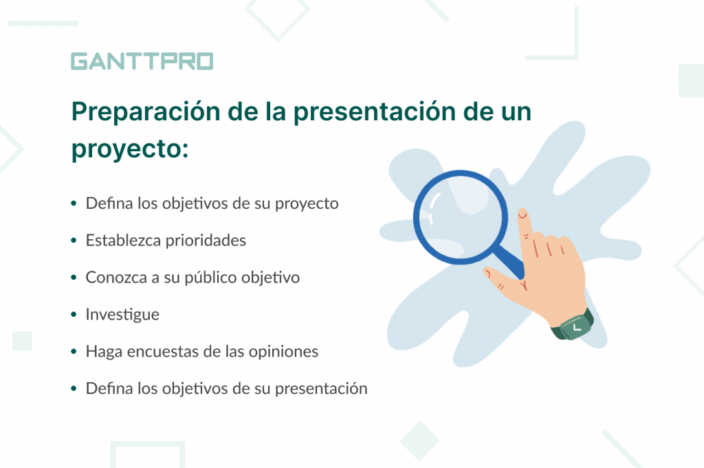 ¿Cómo hacer la presentación exitosa de un proyecto?