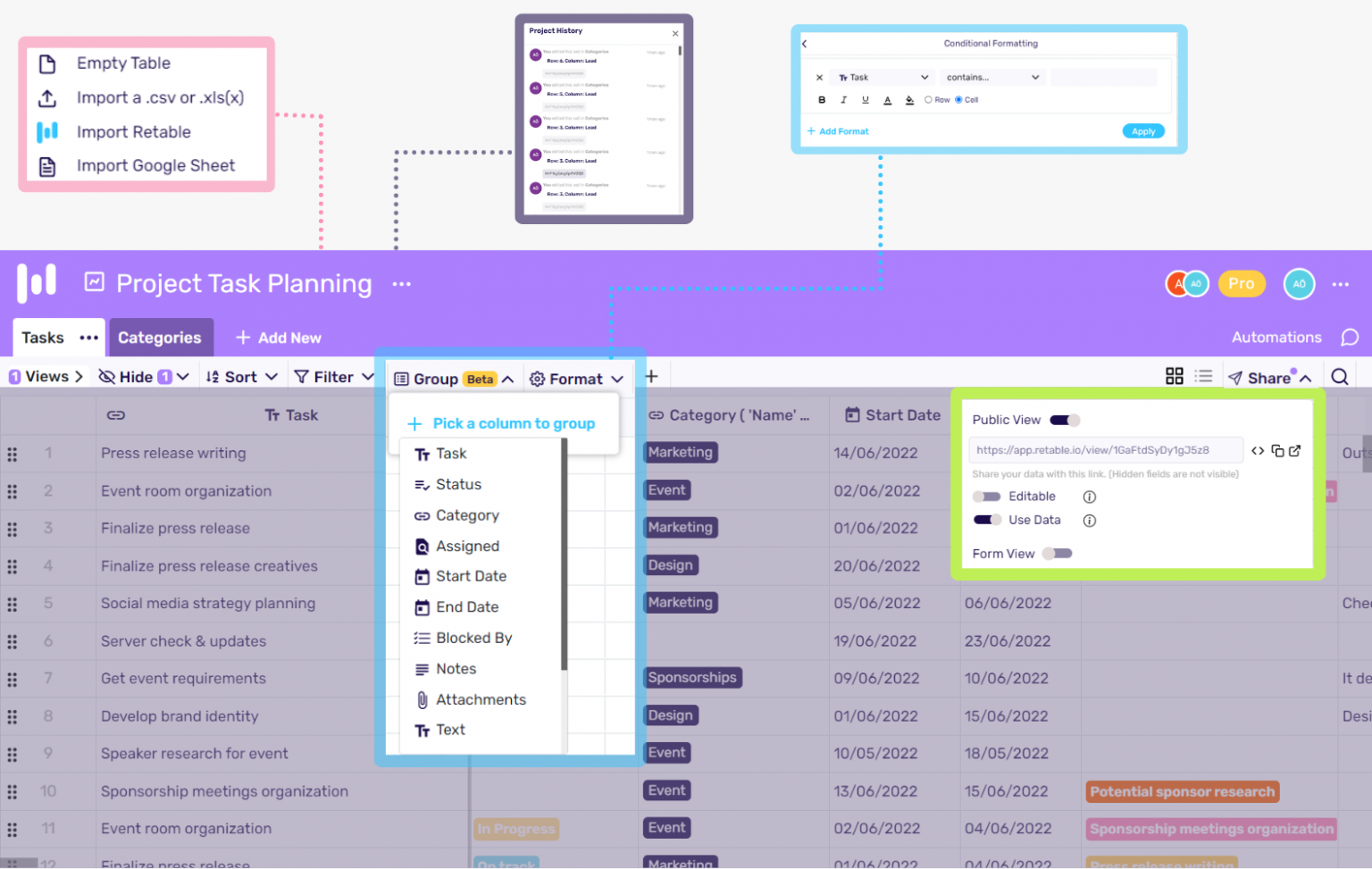 12 alternativas a Excel:parecidas, similares, y distintas