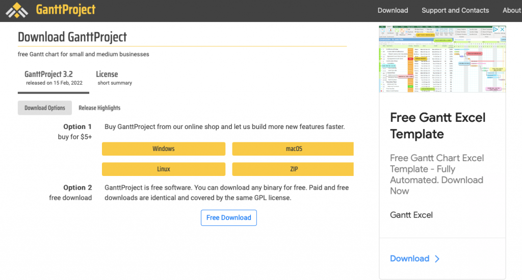 GanttProject: características, ventajas y desventajas