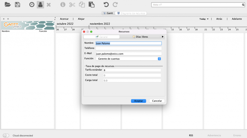 GanttProject: características, ventajas y desventajas