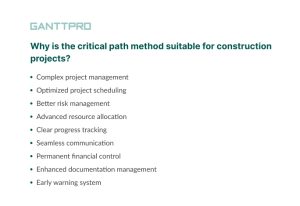 Critical Path Method in Construction