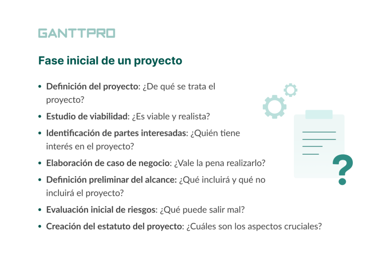 Cuáles son las fases de un proyecto, etapas y ejemplos
