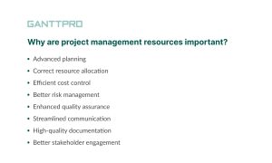 Key Project Management Resources