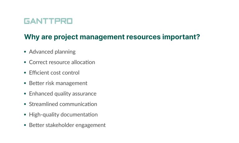 Key Project Management Resources