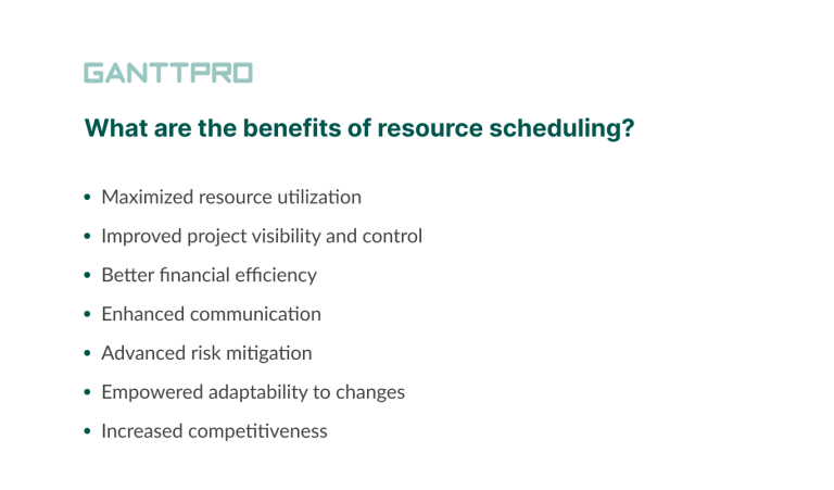 The Basics and Impact of Resource Scheduling