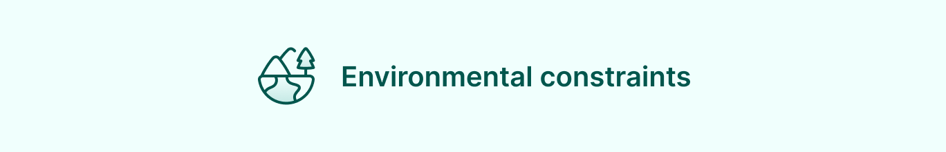 Common Resource Constraints