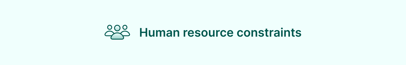 Common Resource Constraints