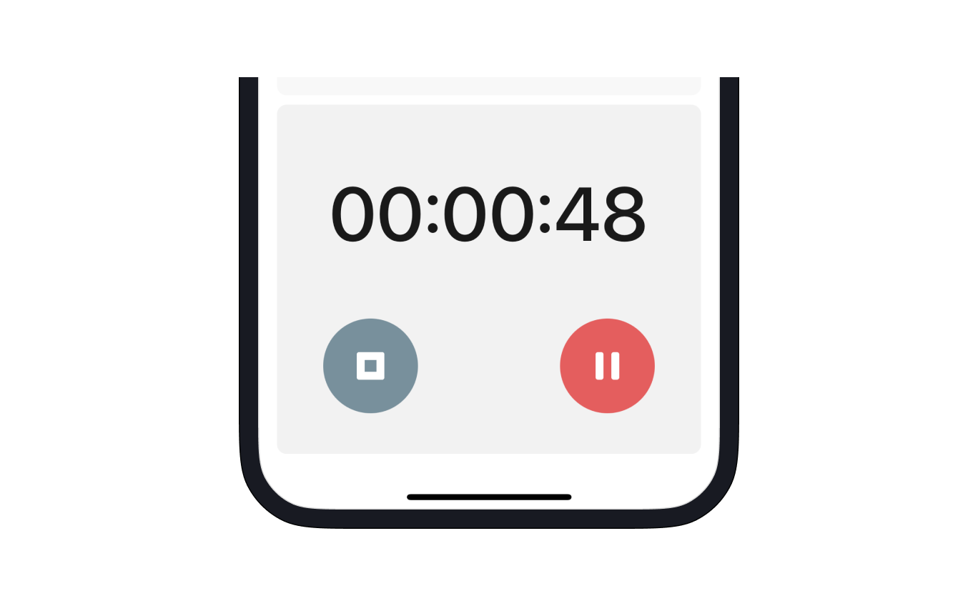 Timer in the GanttPRO Mobile App