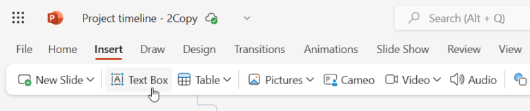 Guide on How to Create a Project Timeline in PowerPoint