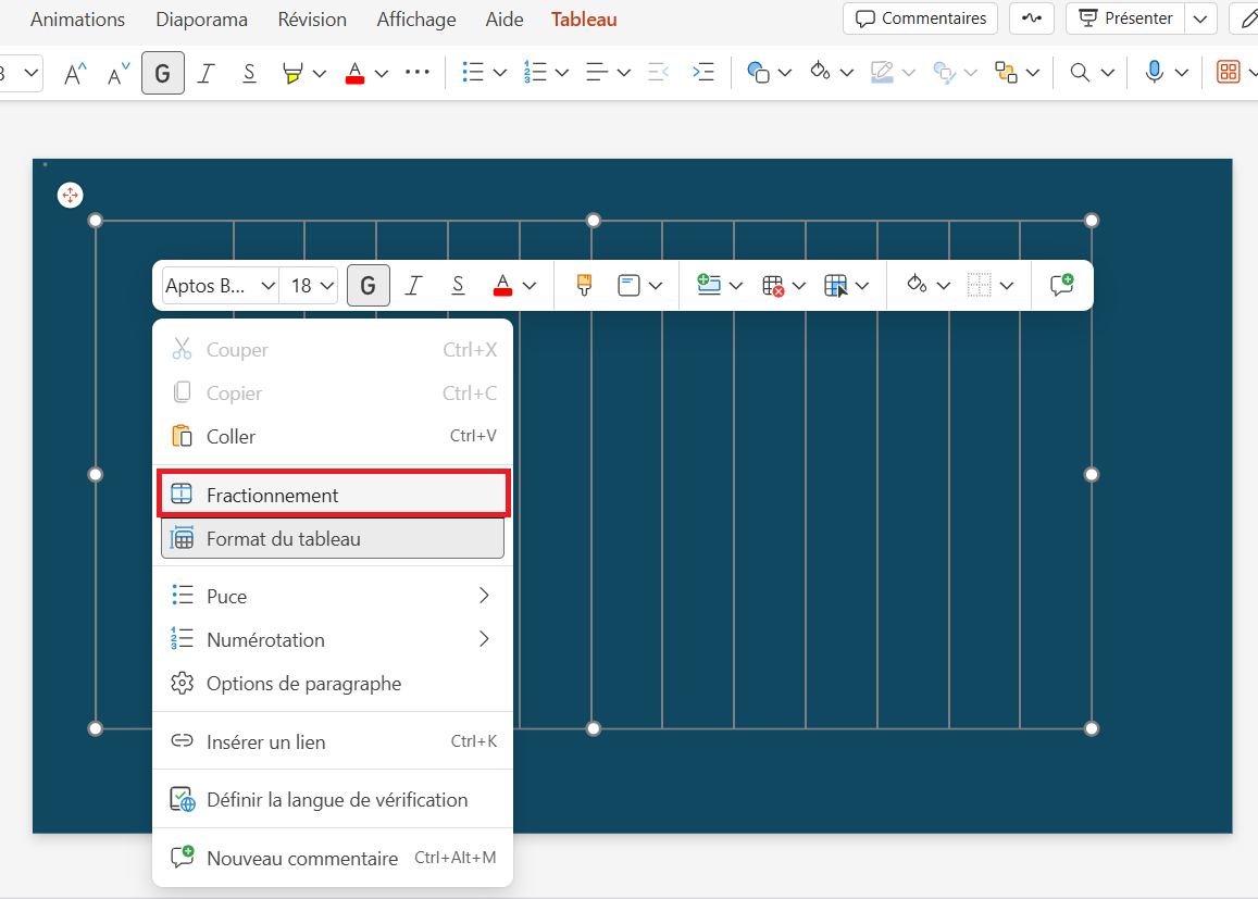 Comment faire un diagramme de Gantt sur PowerPoint
